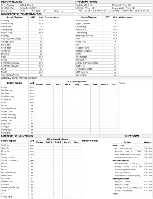 House Flipping Spreadsheet Software [Free Download]