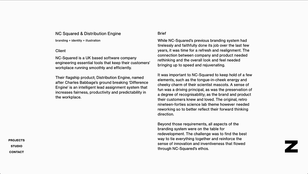 Studio Zoid - NC Squared & Distribution Engine