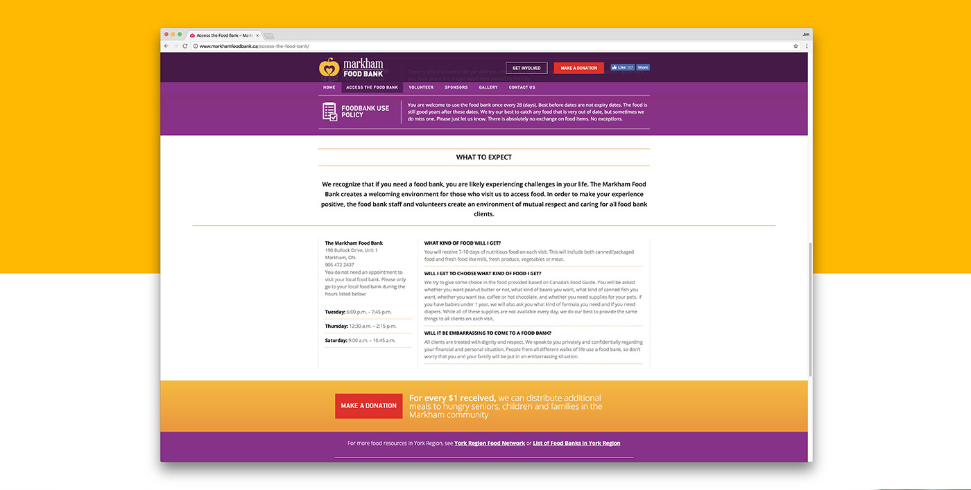 Jim Yeh | Markham Food Bank