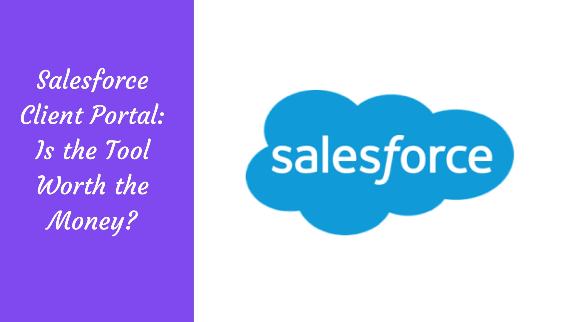 Salesforce Client Portal: Is the Tool Worth the Money?