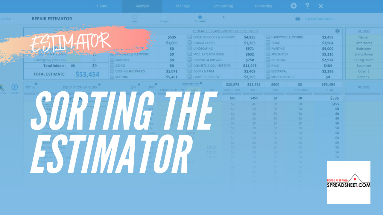 Sorting the Estimator