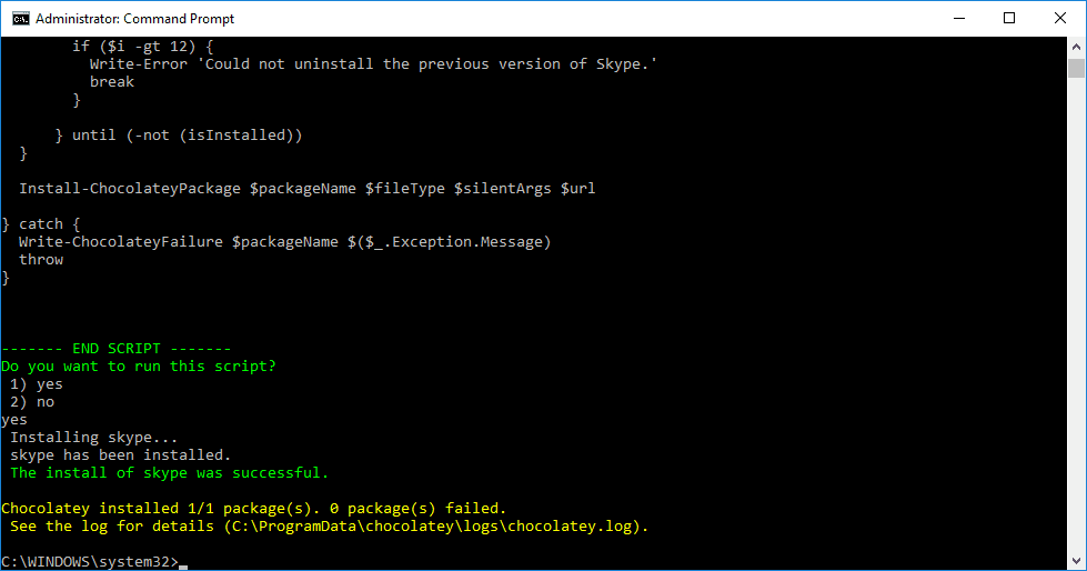 Chocolatey: el gestor de paquetes para Windows