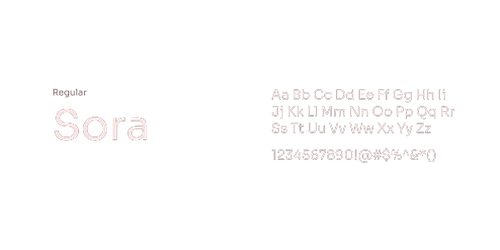 Sora | Font of the Week