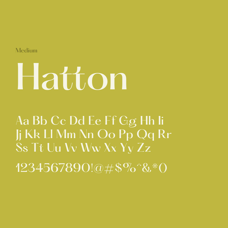 Hatton | Font of the Week