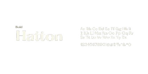 Hatton | Font of the Week