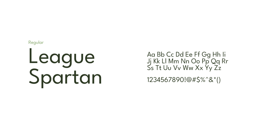 League Spartan | Font of the Week