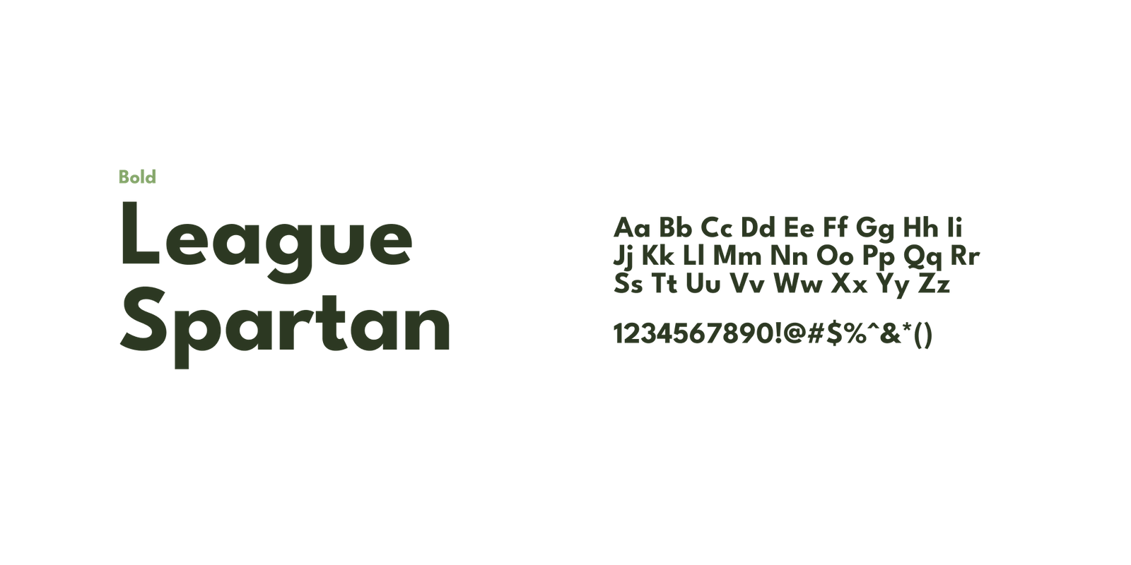League Spartan | Font of the Week