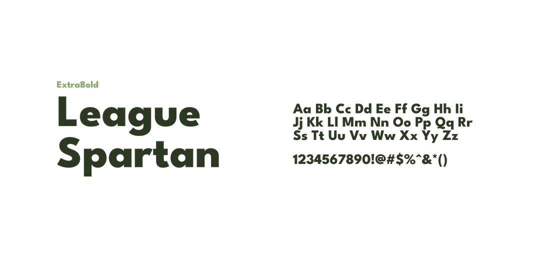 League Spartan | Font of the Week