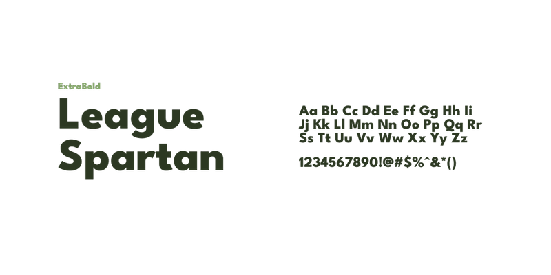 League Spartan | Font of the Week