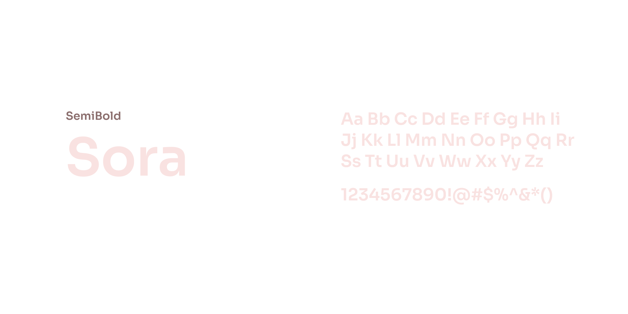 Sora | Font of the Week