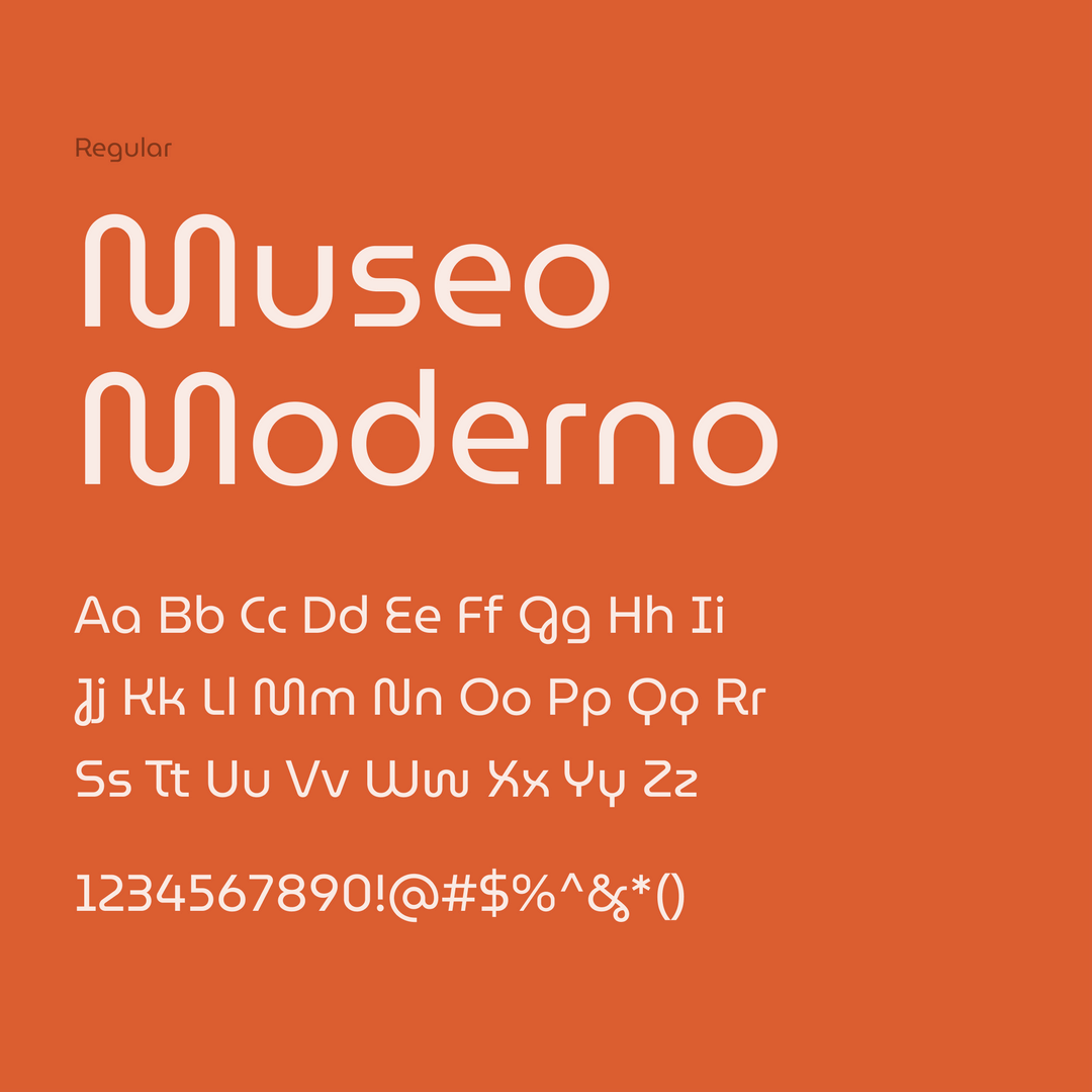 MuseoModerno | Font of the Week