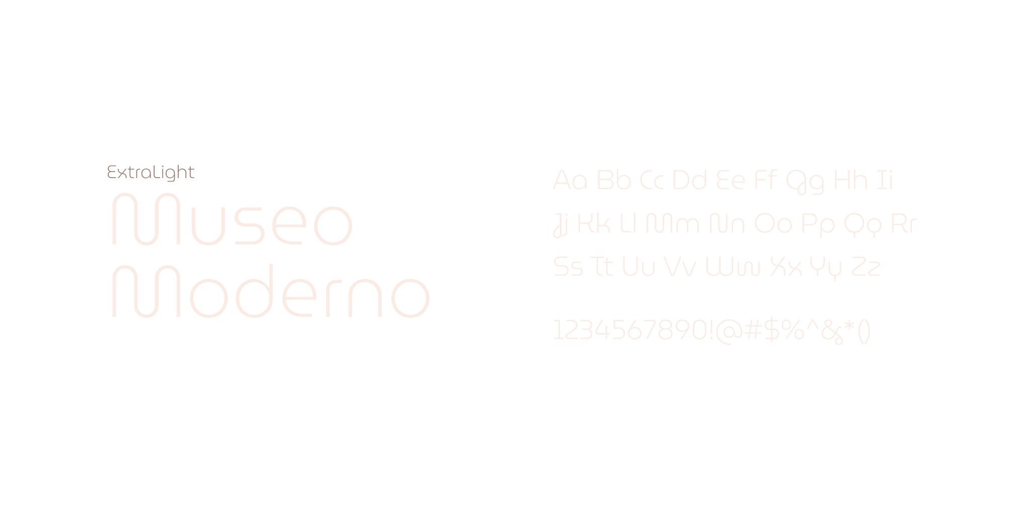 MuseoModerno | Font of the Week