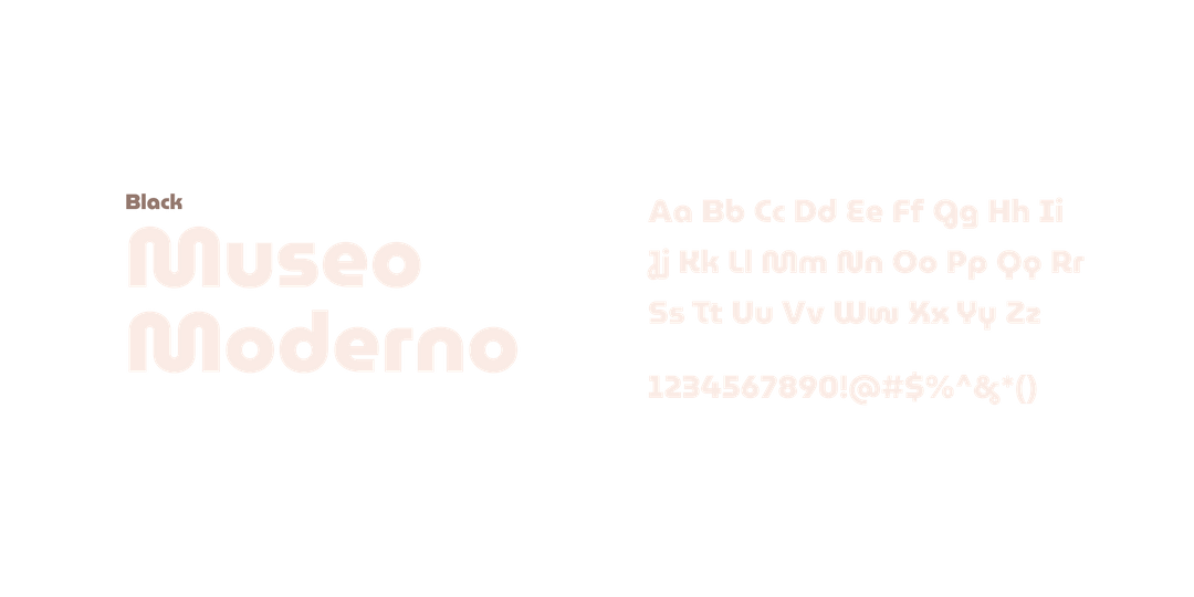 MuseoModerno | Font of the Week