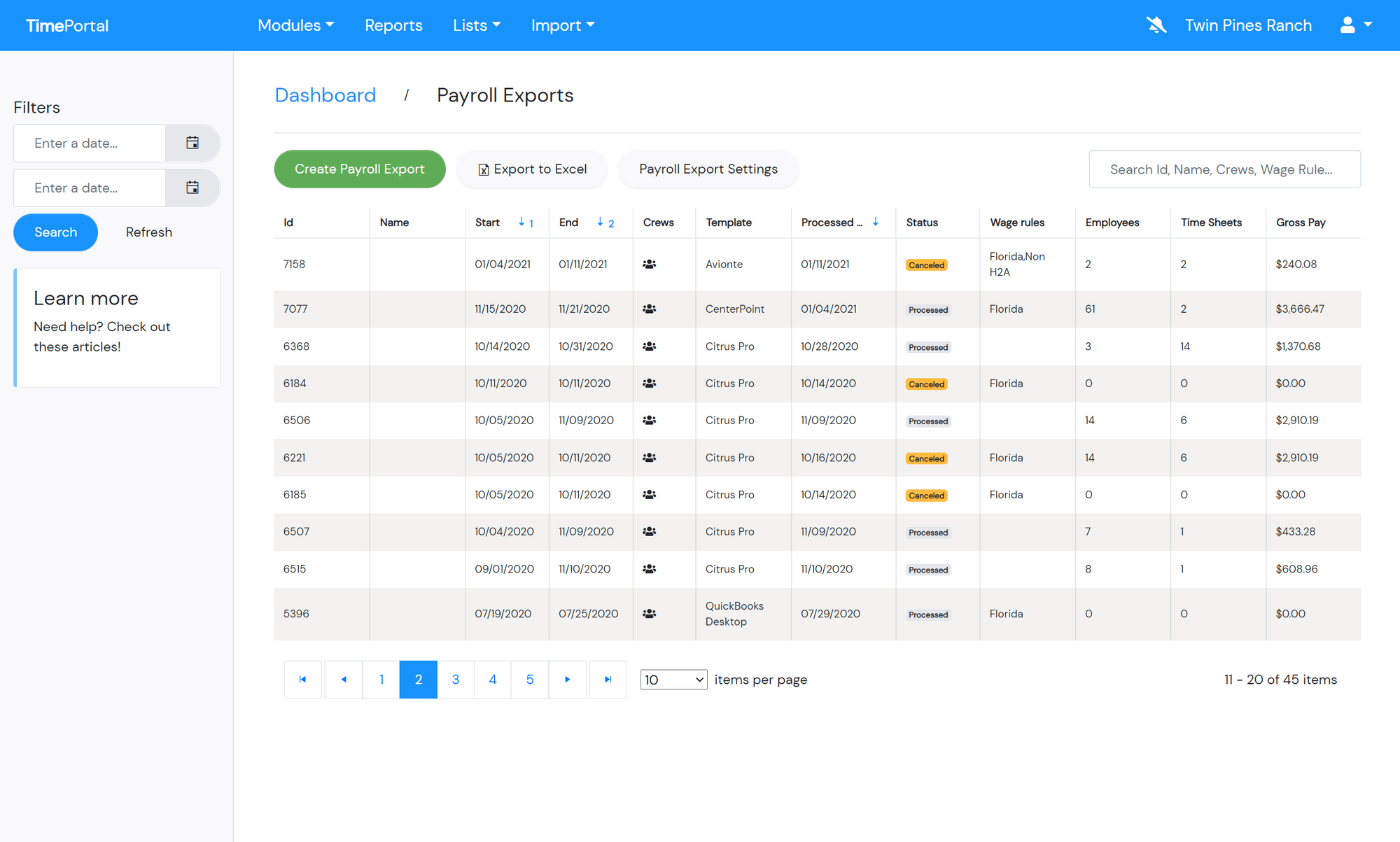 Time Portal - Web-based Time Tracking for Agriculture