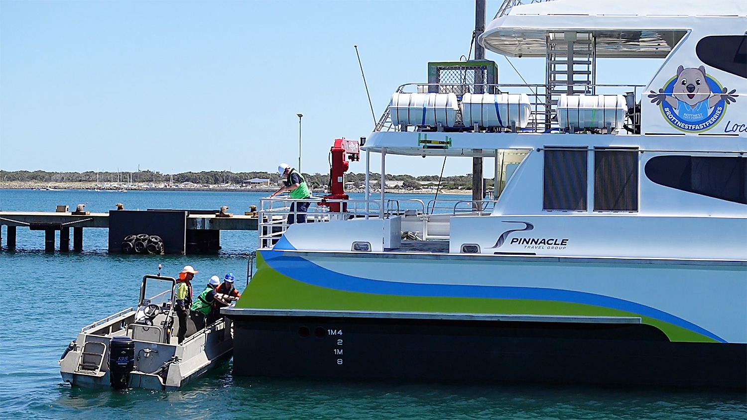 Graphics for Rottnest Fast Ferry, 'Harbourmaster' | Flametree Creative