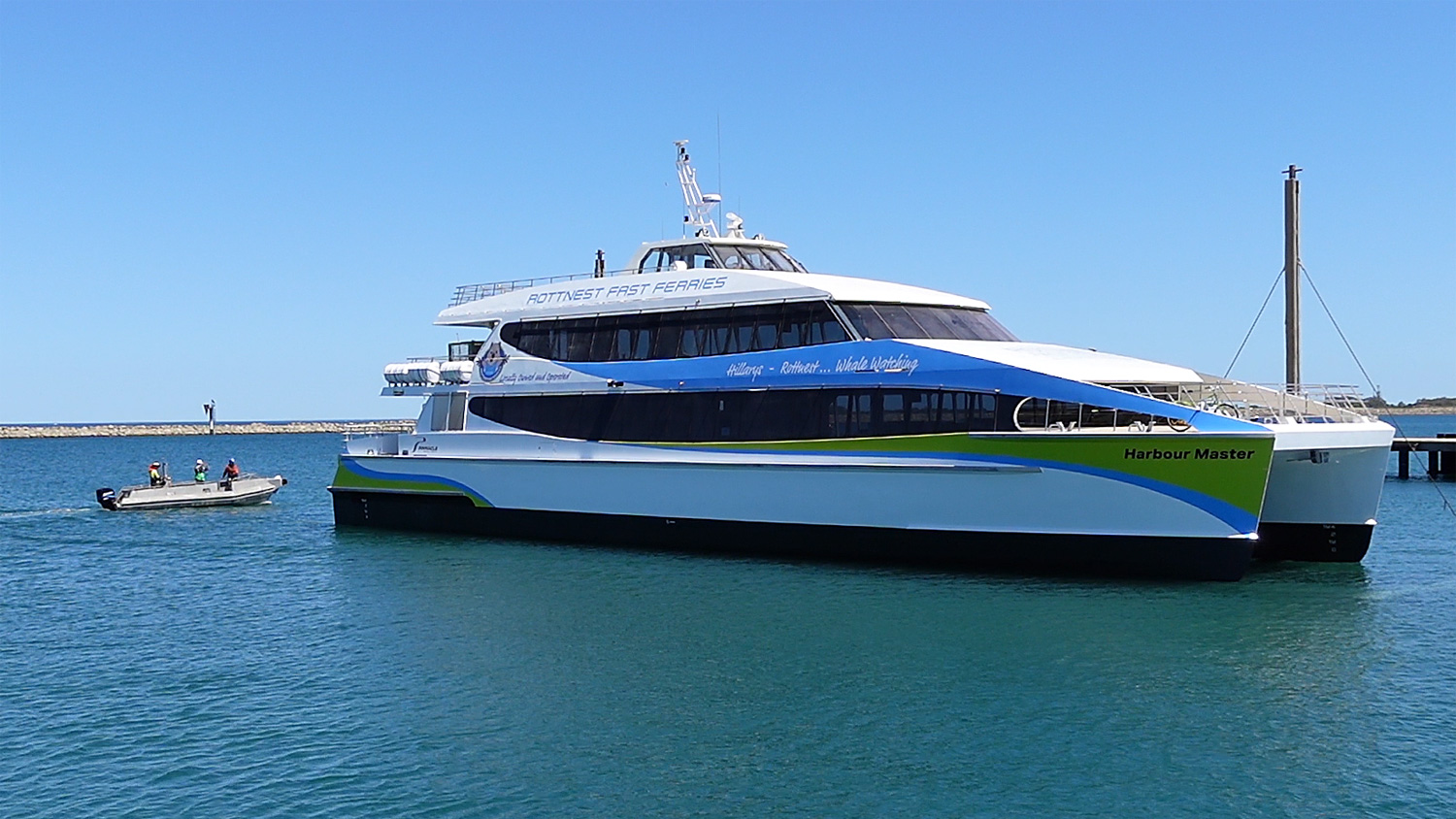 Graphics for Rottnest Fast Ferry, 'Harbourmaster' | Flametree Creative