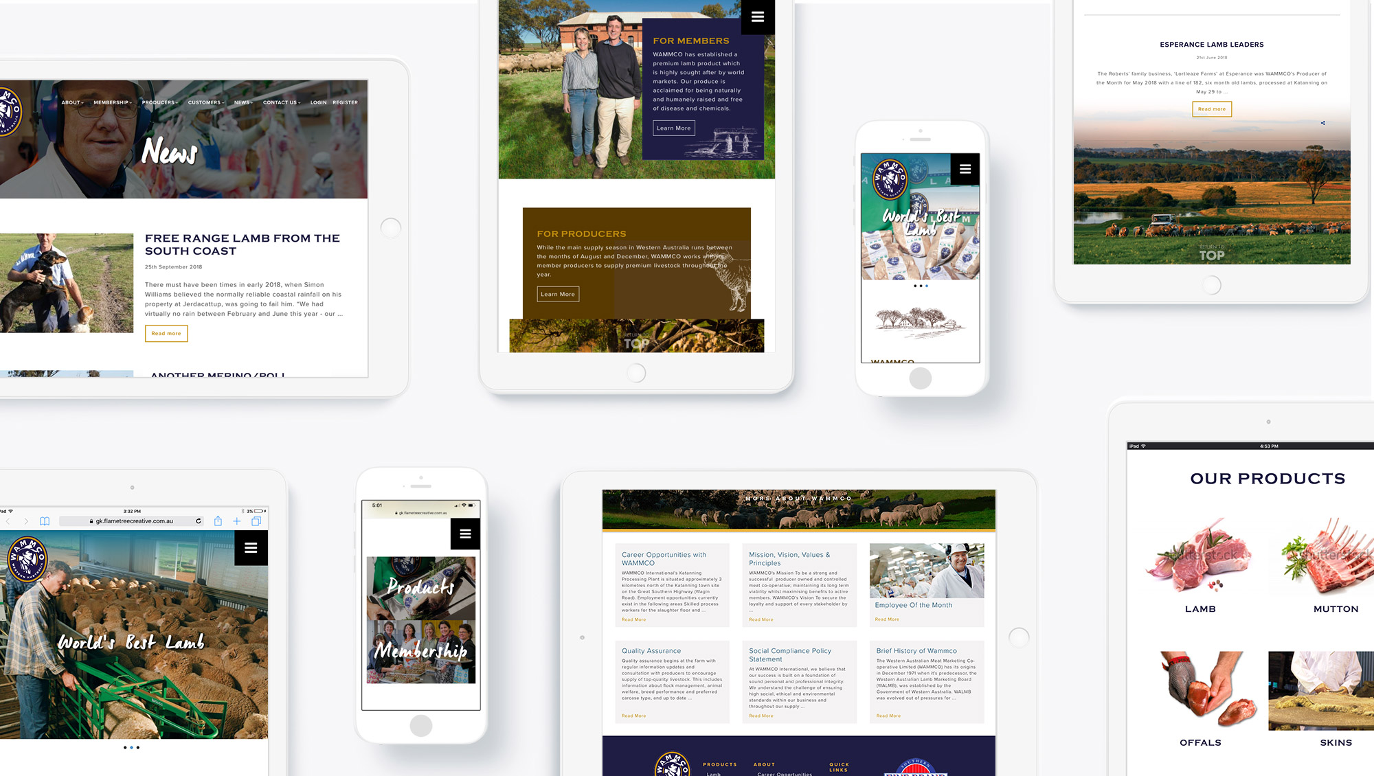 A new website for WAMMCO | Flametree Creative