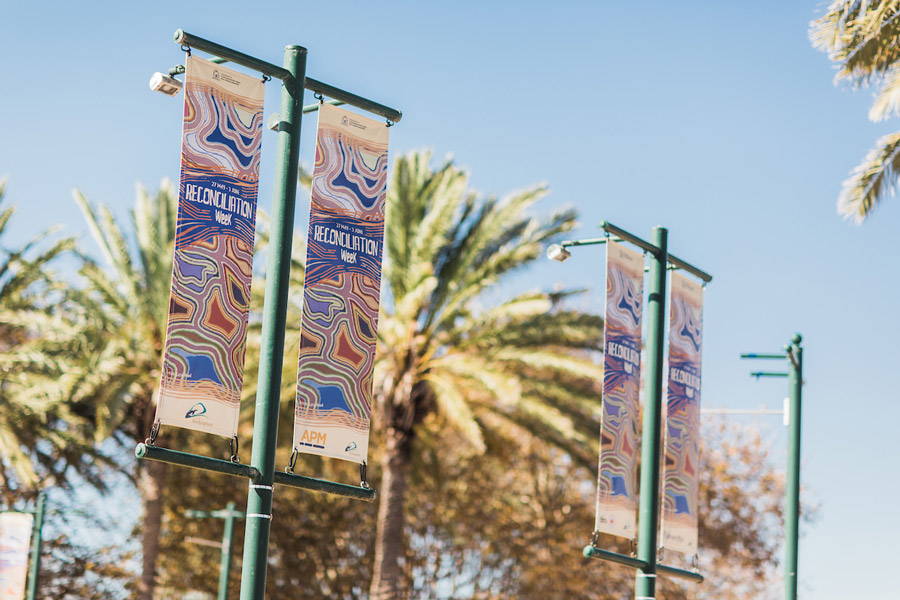 Designing Reconciliation Week Banners - Perth | Flametree Creative