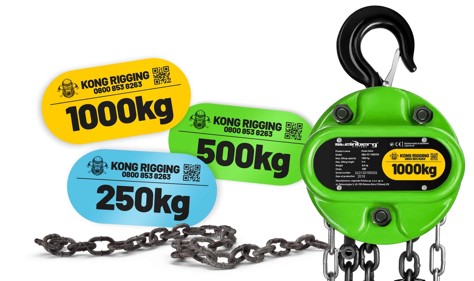 Chain Host Labels | Super Durable Printed Stickers