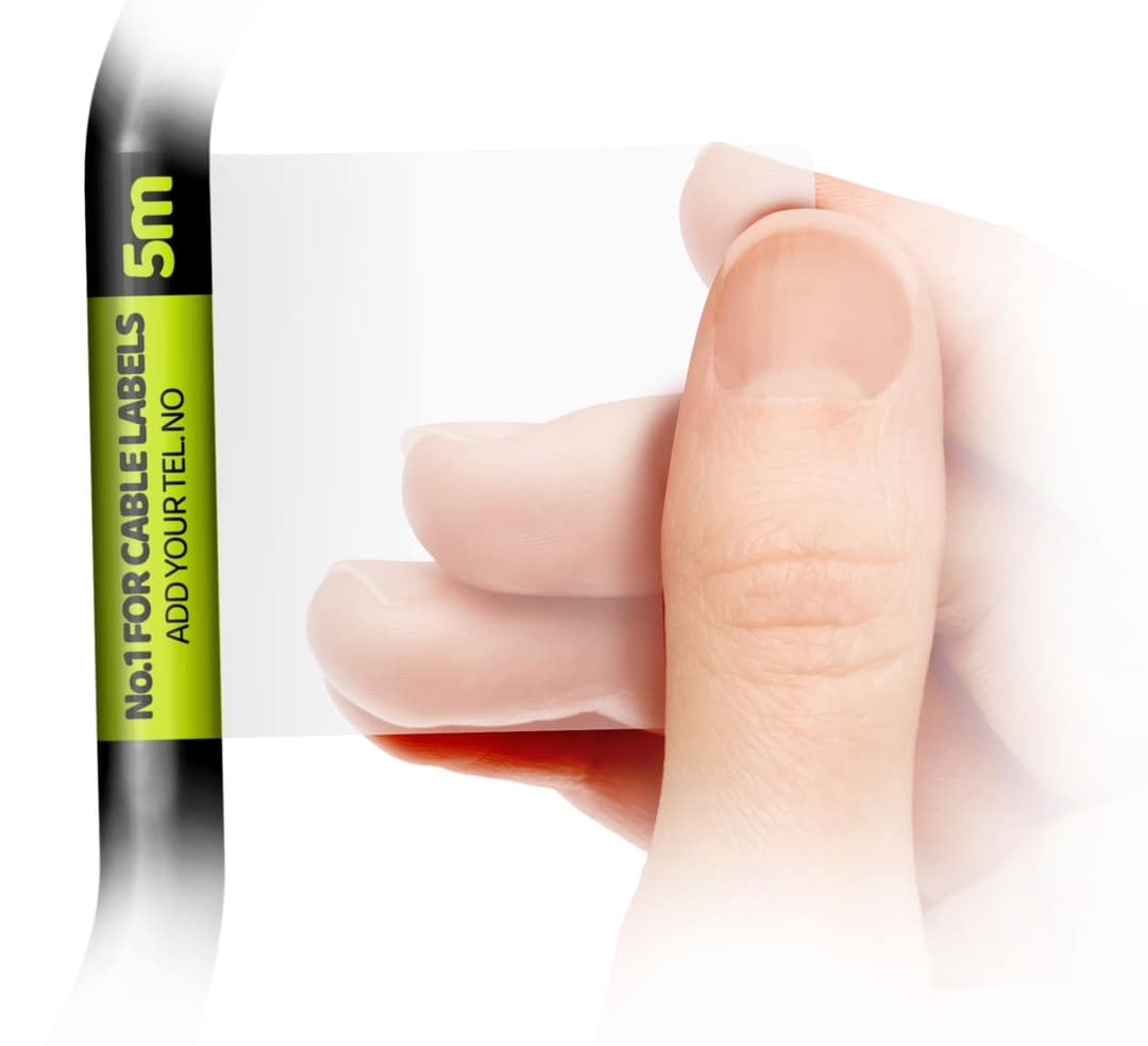 Cable Label | Sticky Wrap Around Solution
