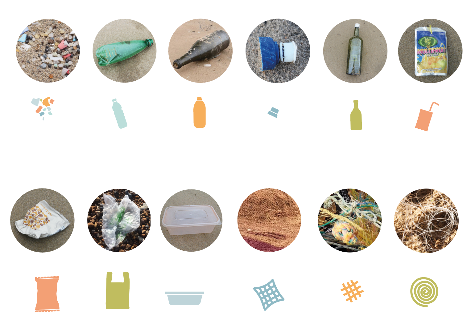 2-Minute Beach Clean Infographics | Serena Ripoli
