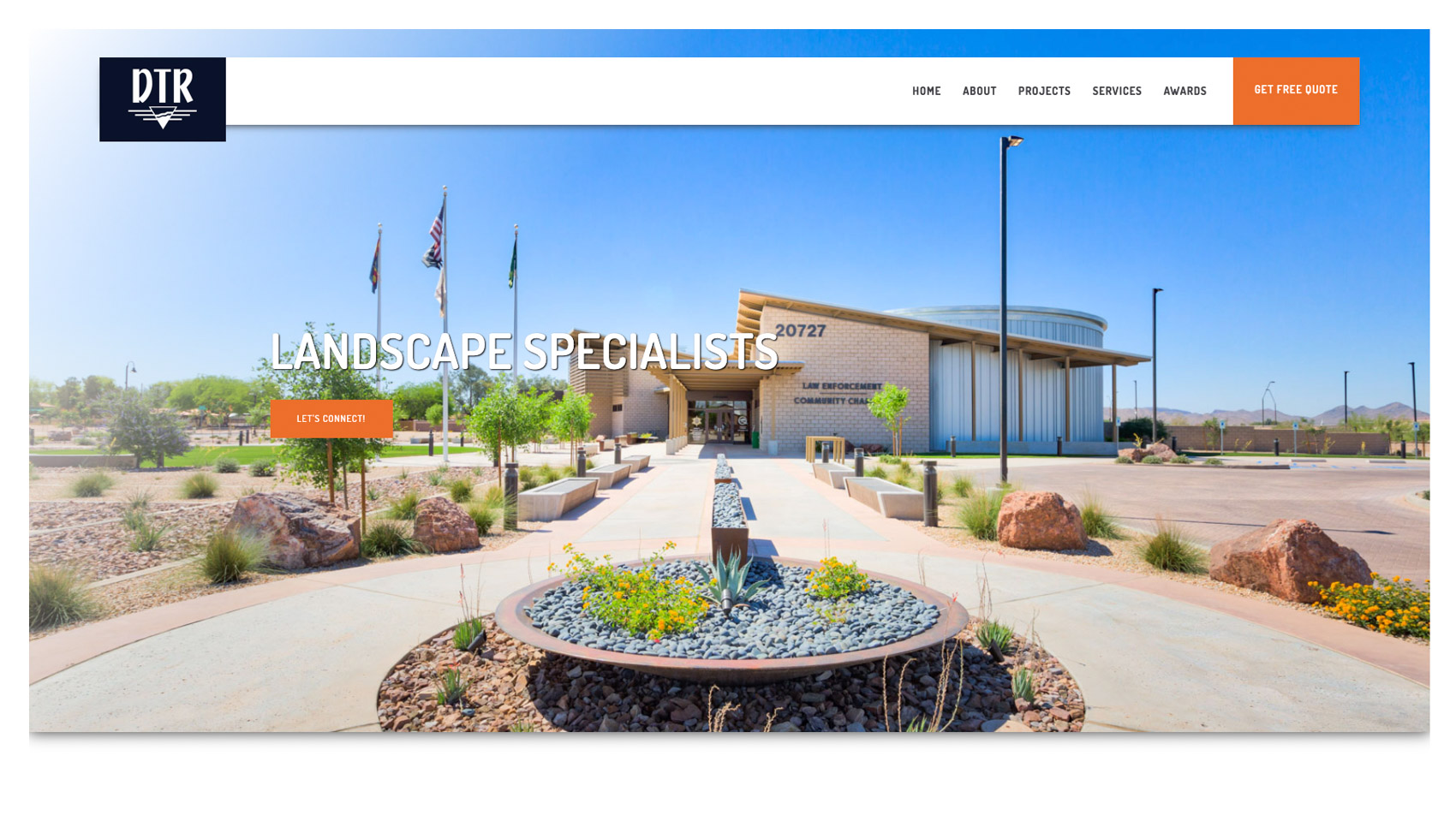 DTR Landscape Development Web Design by Chad Ulam