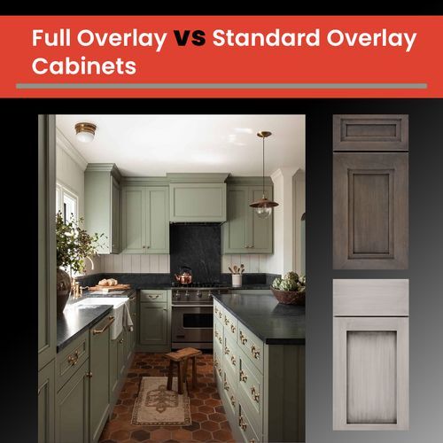 Full Overlay vs. Standard Overlay Cabinets