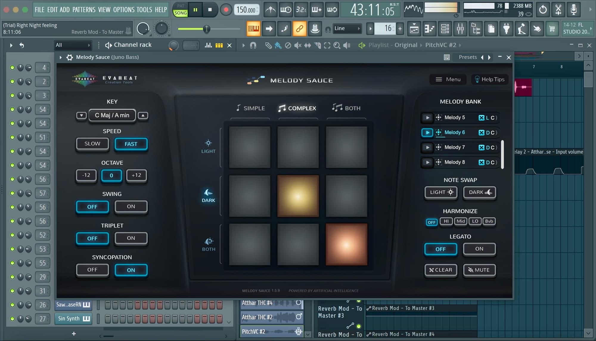 Melody Sauce | Evabeat MIDI VST Plugin | DAW Plugin