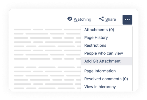 Git for Confluence | Embed Git files to Confluence