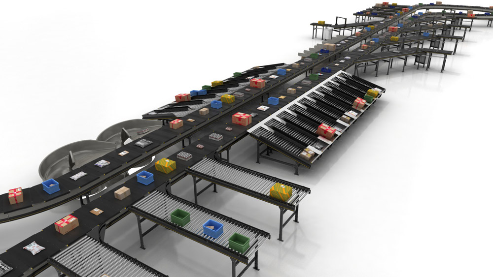 High-Speed Mechanical Crossbelt Sorter | Industrial Engineering Solutions