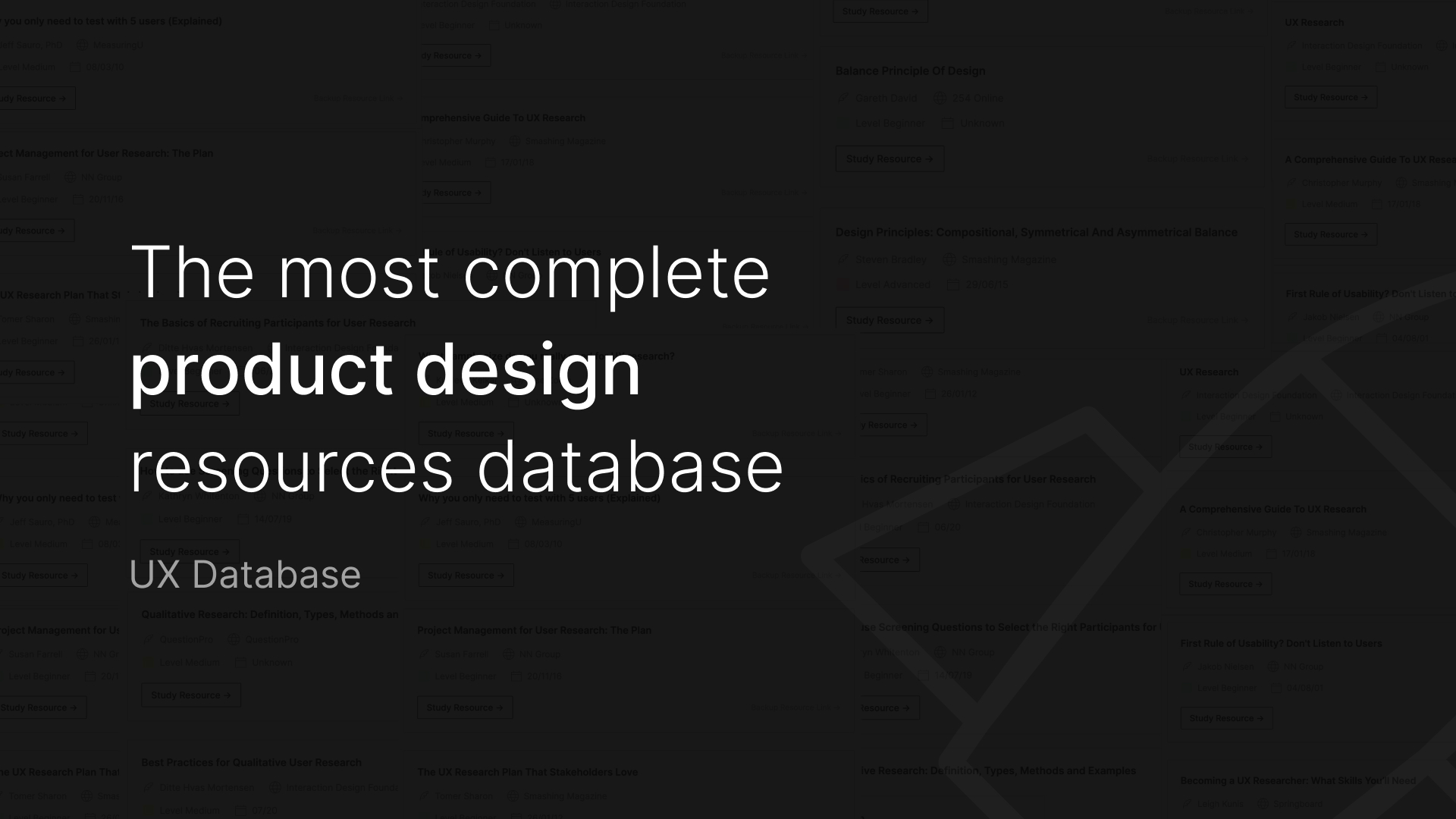 User Research Tools | UX Database