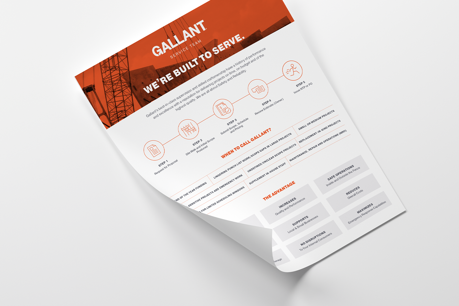 Illustration for Commercial, Industrial Construction Company | Gallant ...