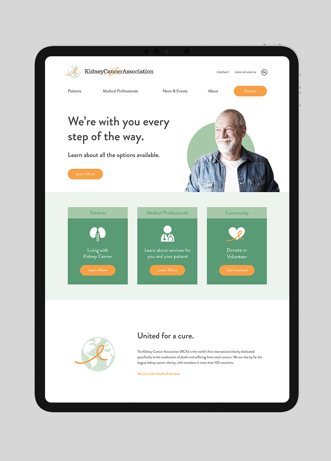 Social Media for Medical Charity Organization | Kidney Cancer Association
