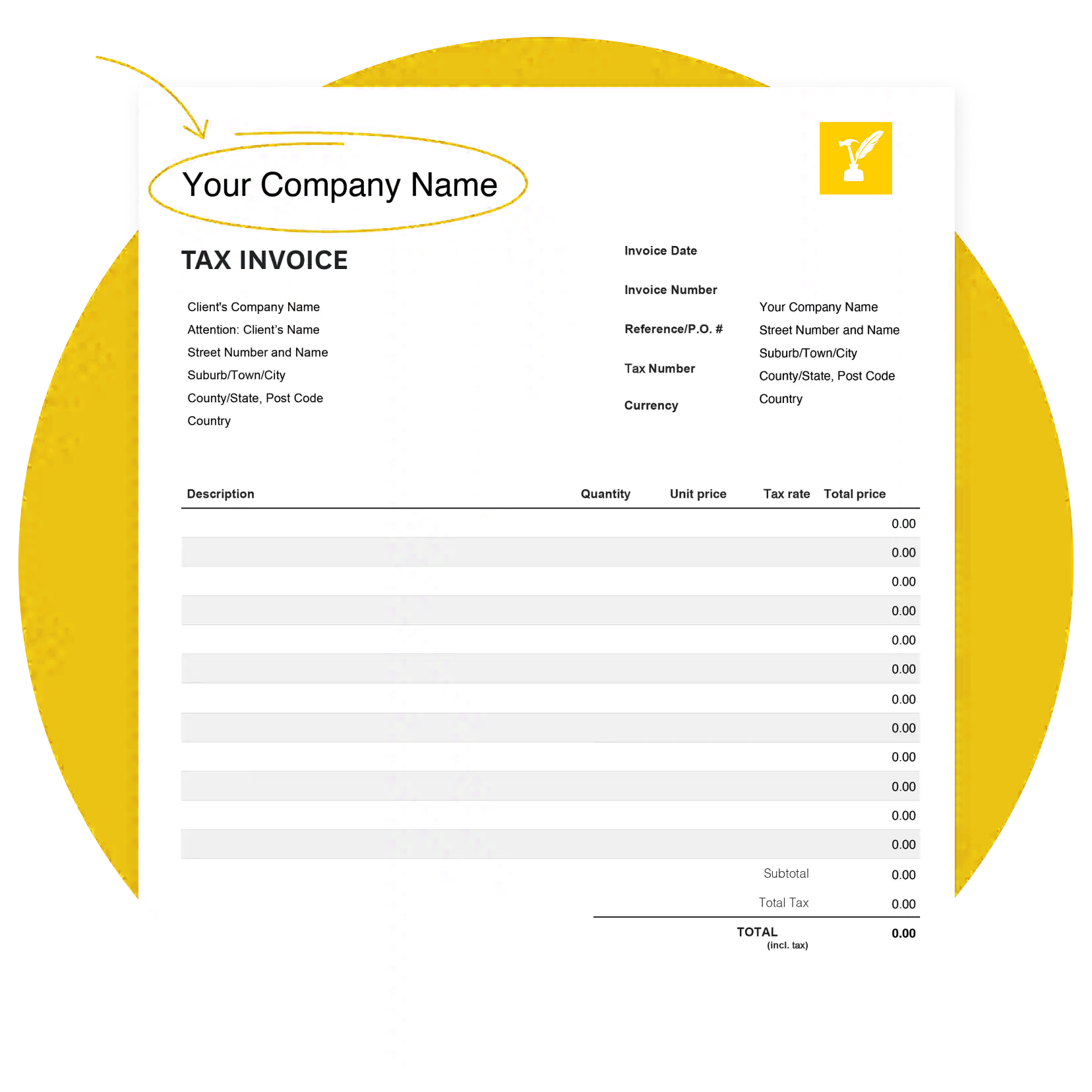 Free Invoice Template