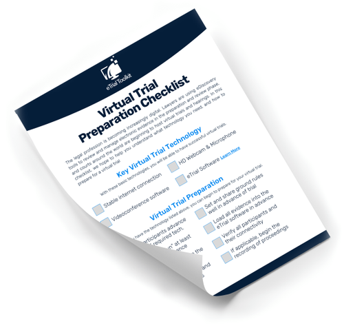 Checklist: Virtual Trial Preparation Checklist