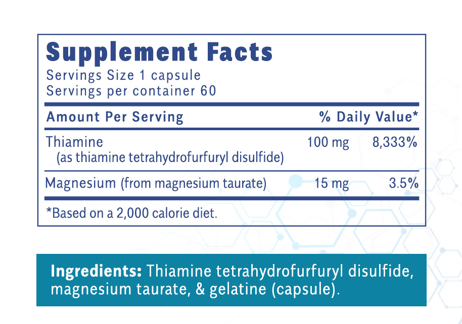 Objective Nutrients - Thiamax