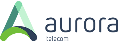 Logo Design and Custom WordPress Website for Aurora Telecom.