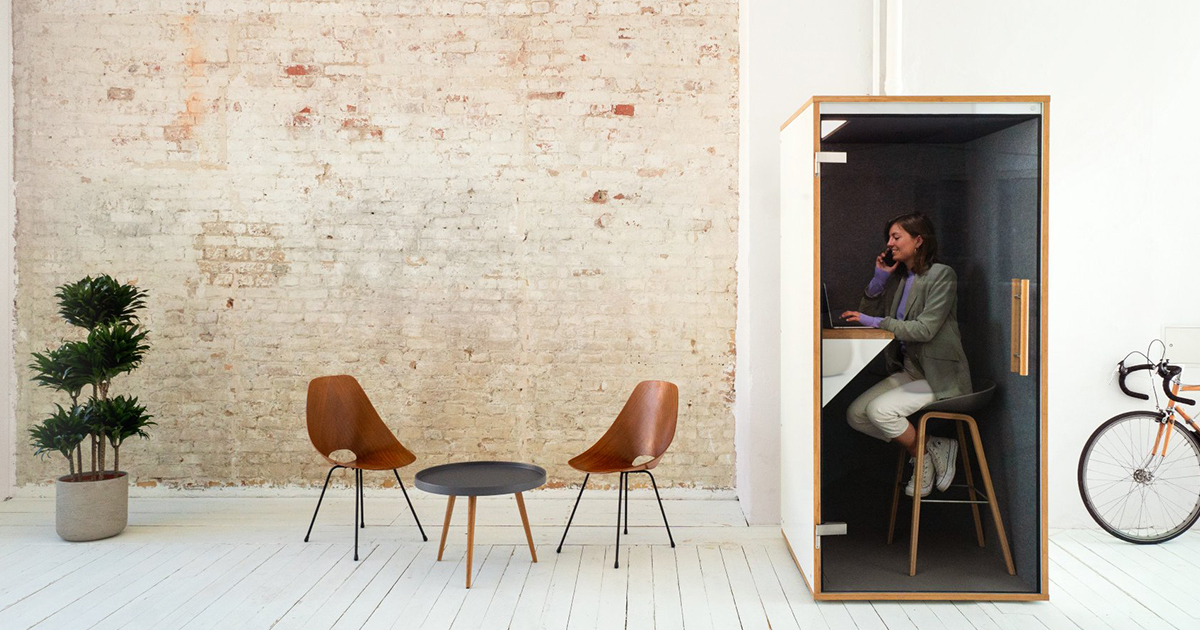 mute-labs – Product Design for a Telephone Box for Open Plan Offices