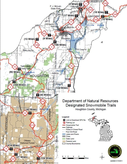Copper Country Trailmaps and Points of Interest | Trailside Lodge ...
