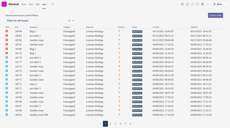 Microsoft Teams Tab App development
