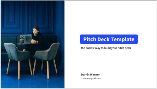 Title Slide | Pitch Deck Template Viewer BaseTemplates