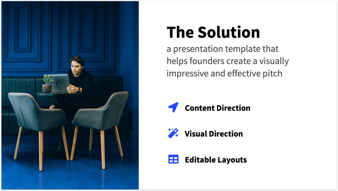 Solution Slide | Pitch Deck Template Viewer BaseTemplates