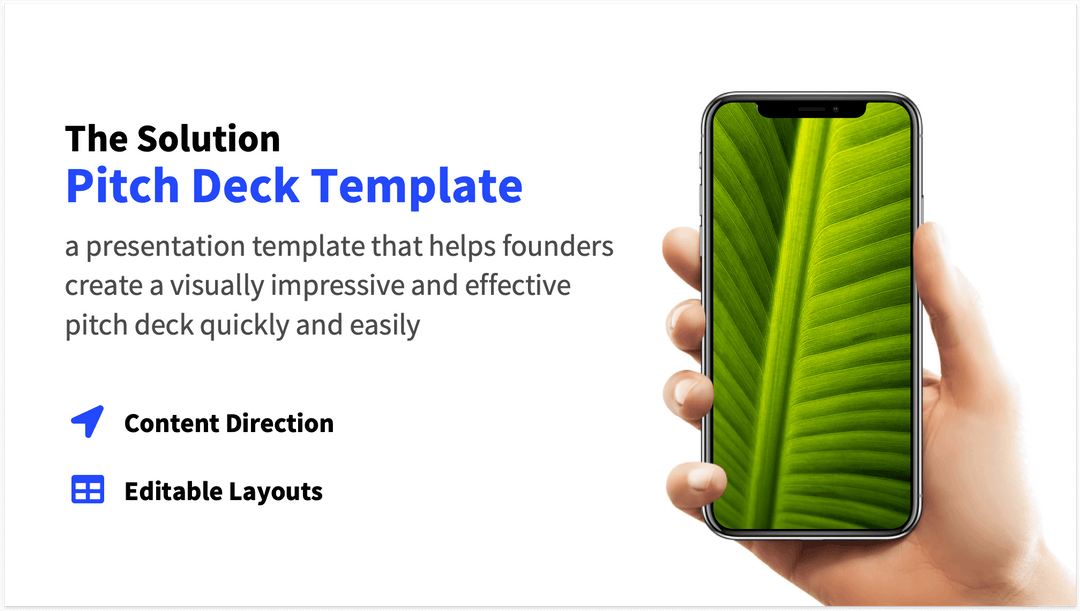 Solution Slide | Pitch Deck Template Viewer BaseTemplates