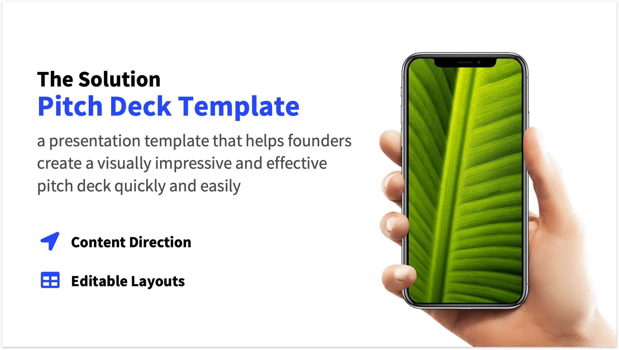 Solution Slide | Pitch Deck Template Viewer BaseTemplates