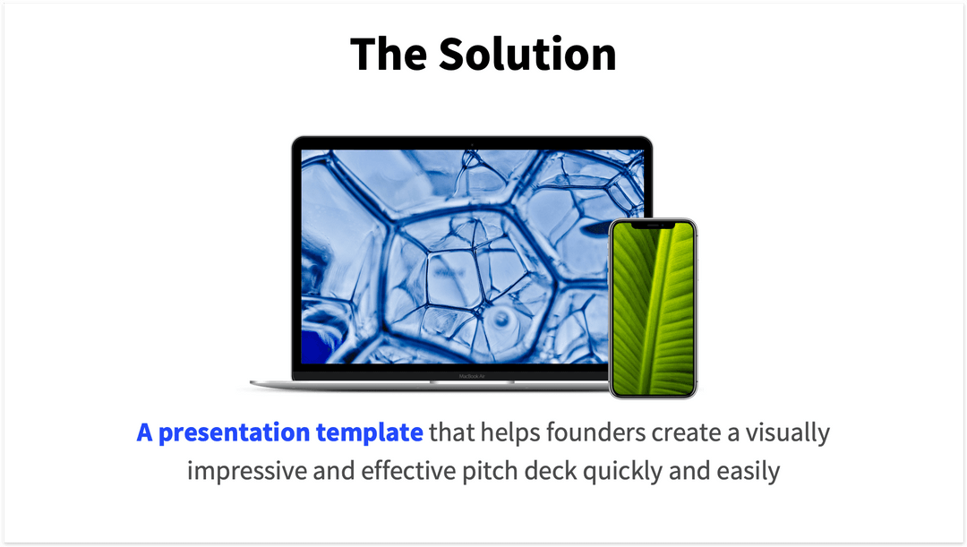 Solution Slide | Pitch Deck Template Viewer BaseTemplates