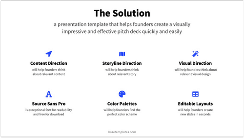 Solution Slide | Pitch Deck Template Viewer BaseTemplates