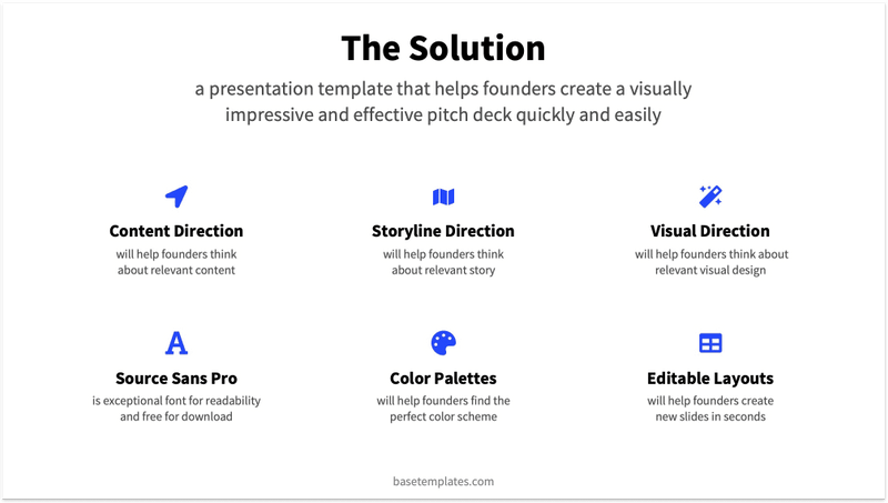 Solution Slide | Pitch Deck Template Viewer BaseTemplates