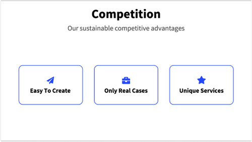 Competition Slide | Pitch Deck Template Viewer BaseTemplates