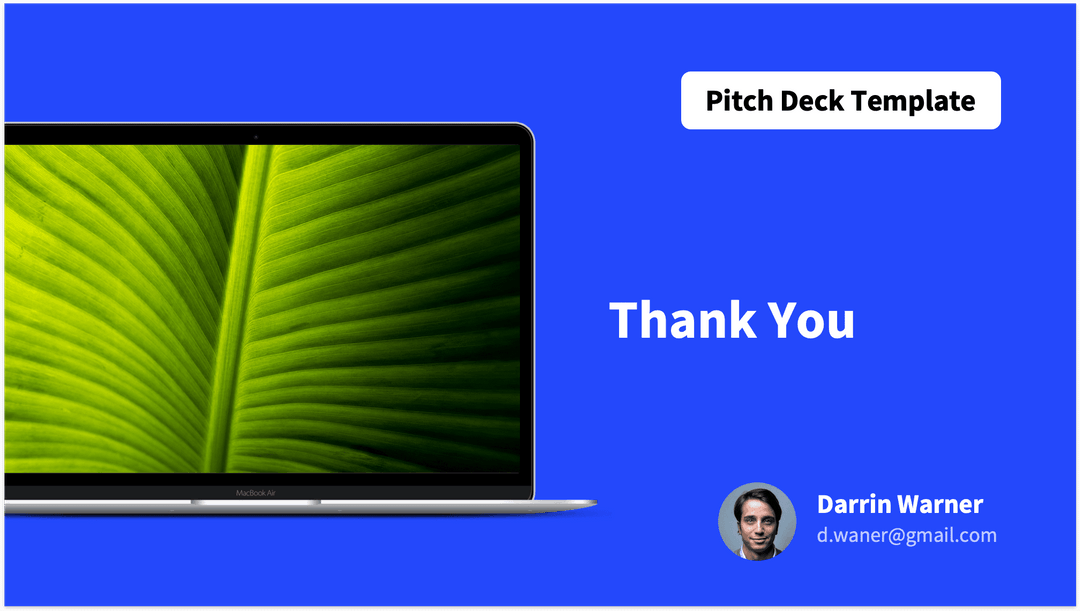 Contact Slide | Pitch Deck Template Viewer BaseTemplates