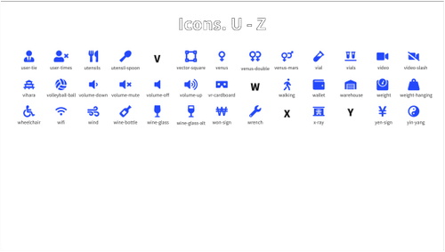 Icons | Pitch Deck Template Viewer BaseTemplates